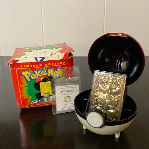 Pokemon | Toys | Togepi 23k Gold Plated Trading Card Pokemon 999 ...
